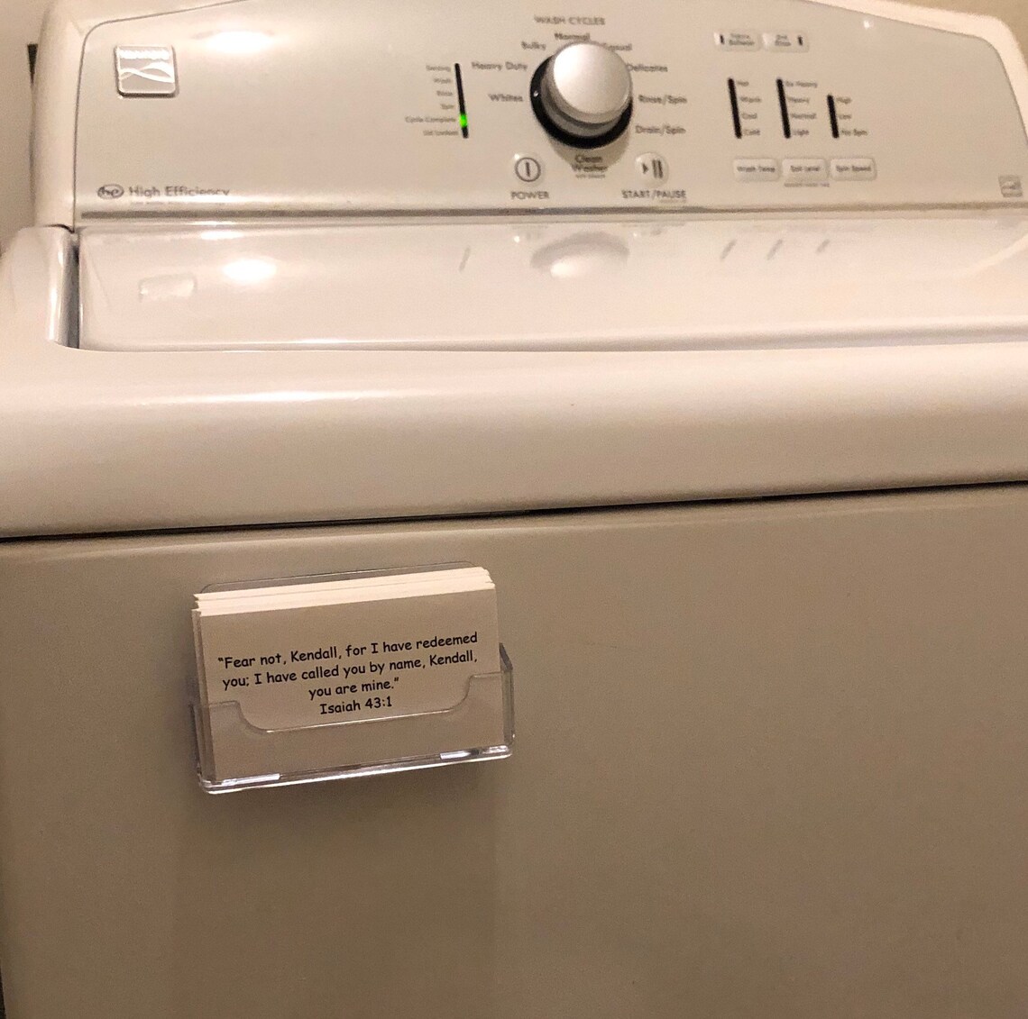 MAGNETIC Personalized Scripture Cards - Etsy