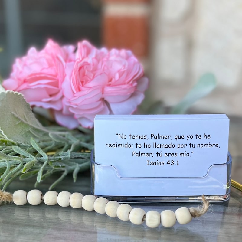 Bilingual Scripture Cards - Etsy