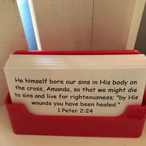 He Knows Your Name Personalized Scripture Cards - Etsy