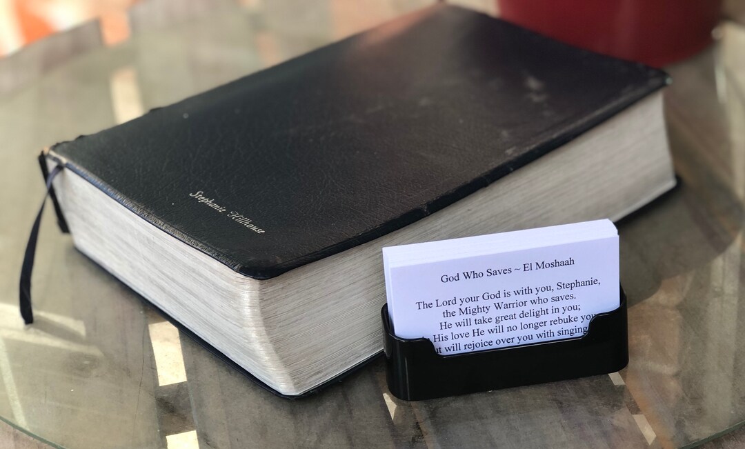 NAMES OF GOD He Knows Your Name Cards Personalized Scripture - Etsy