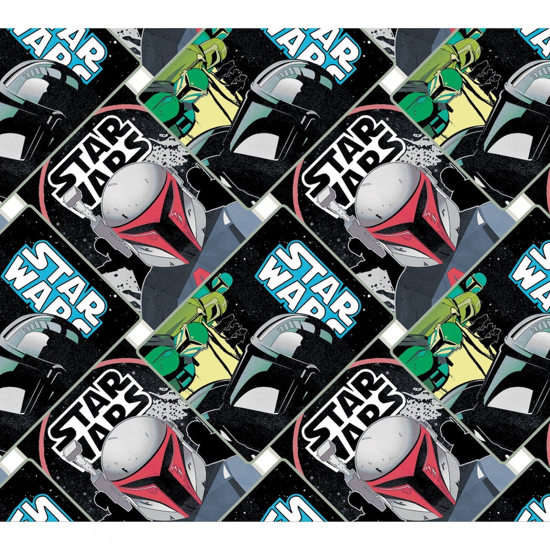 Mandalorian Star Wars Fabric, Camelot Cotton, Quilting & Sewing - Etsy