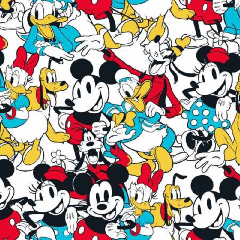 Mickey Mouse Fabric Panel - Etsy