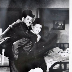 Stan Laurel Signed Photo Laurel and Hardy Hal Roach W/COA - Etsy
