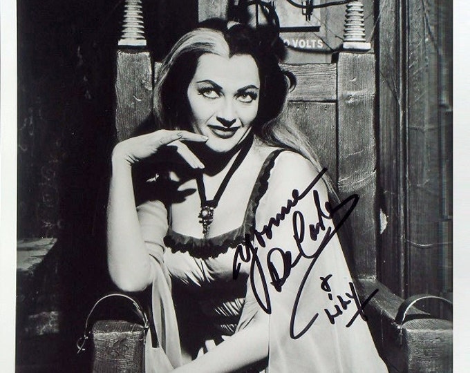 Yvonne Decarlo Signed Photo - the Munsters - Ten Commandments W/COA - Etsy