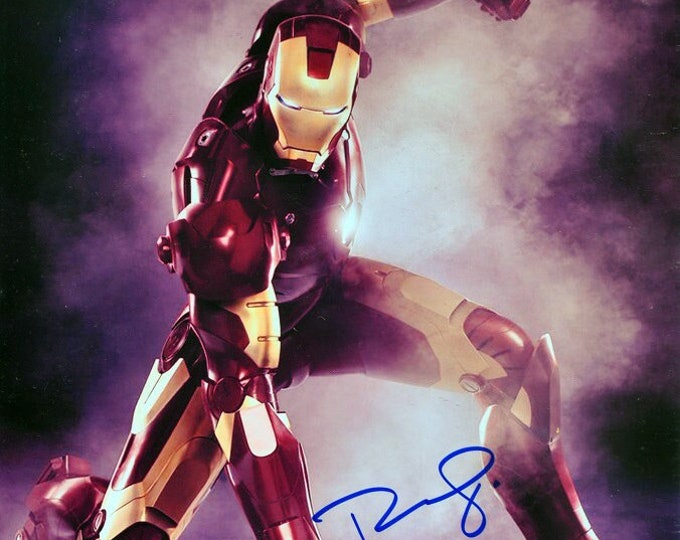 Robert Downey Jr. - Iron Man Signed Photo - W/COA - Etsy