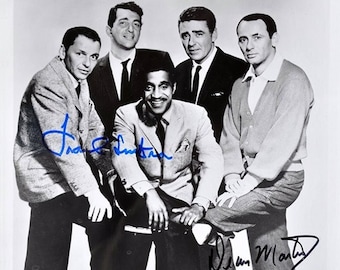The Rat Pack Replica Autographed Baseball Frank Sinatra, Sammy Davis Jr ...
