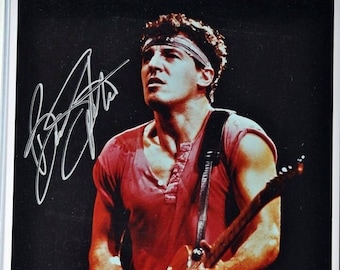 BRUCE SPRINGSTEEN Signed Photo the Boss E Street Band W/coa - Etsy