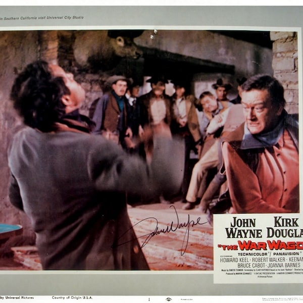 John Wayne Autograph - Etsy