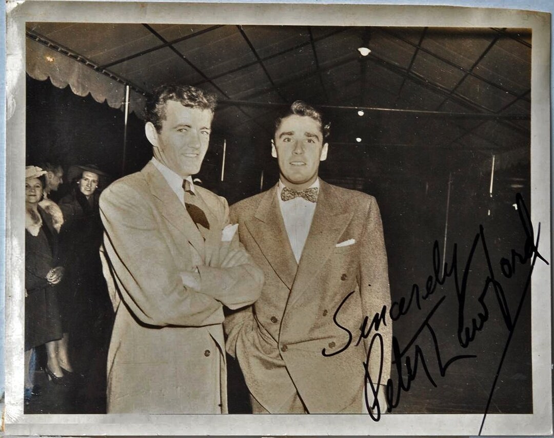 Peter Lawford Signed Photo - the Rat Pack W/COA - Etsy