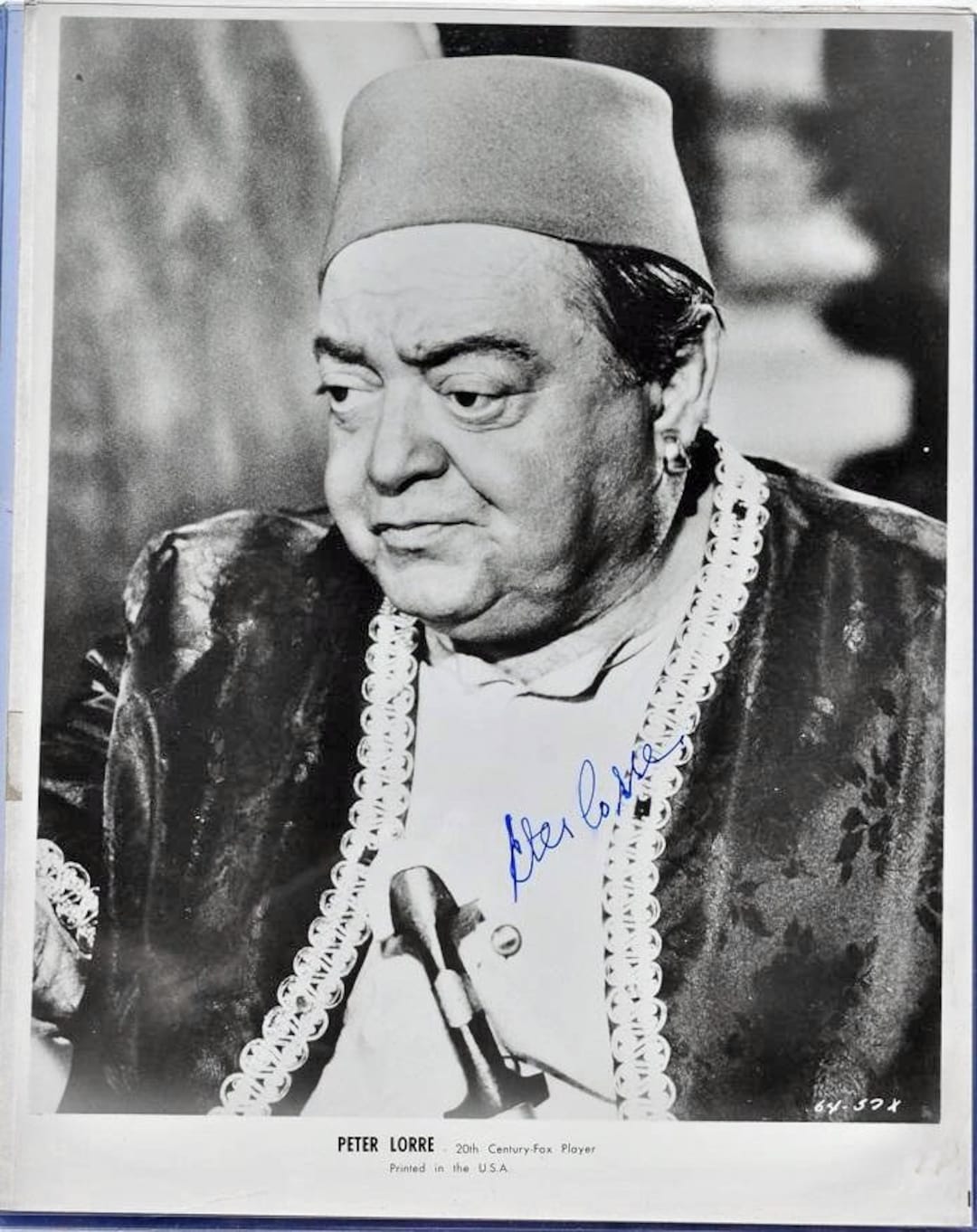 Peter Lorre Signed Photo – the Maltese Falcon, Humphrey Bogart W/COA - Etsy