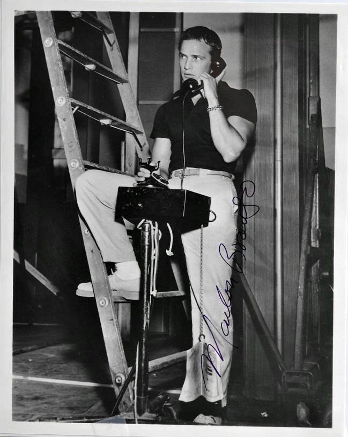 Marlon Brando Signed Photo - the Wild One W/COA - Etsy
