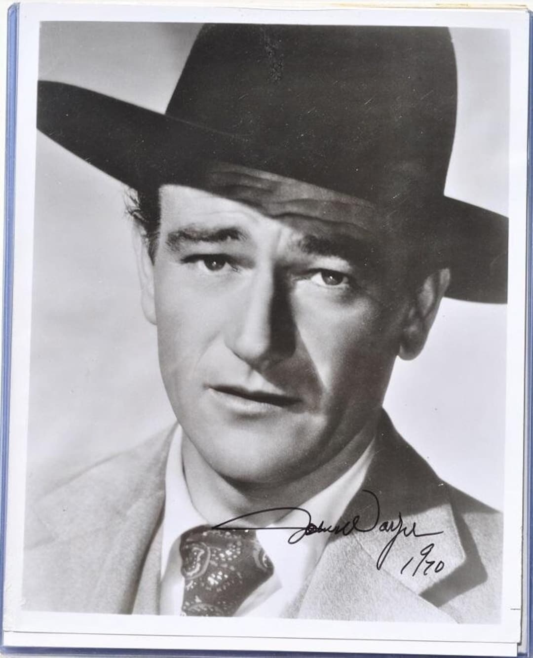 John Wayne Signed Photo - Duke W/COA - Etsy
