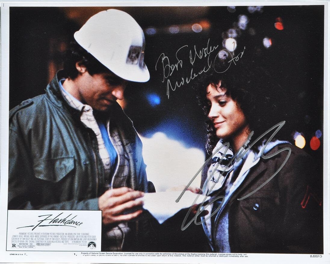 Jennifer Beals & Michael Nouri Signed Photo Flashdance W/COA - Etsy
