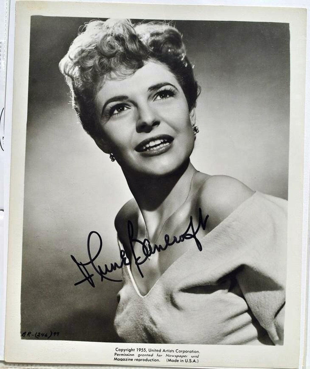 Anne Bancroft Signed Photo - the Graduate, Miracle Worker - W/COA - Etsy