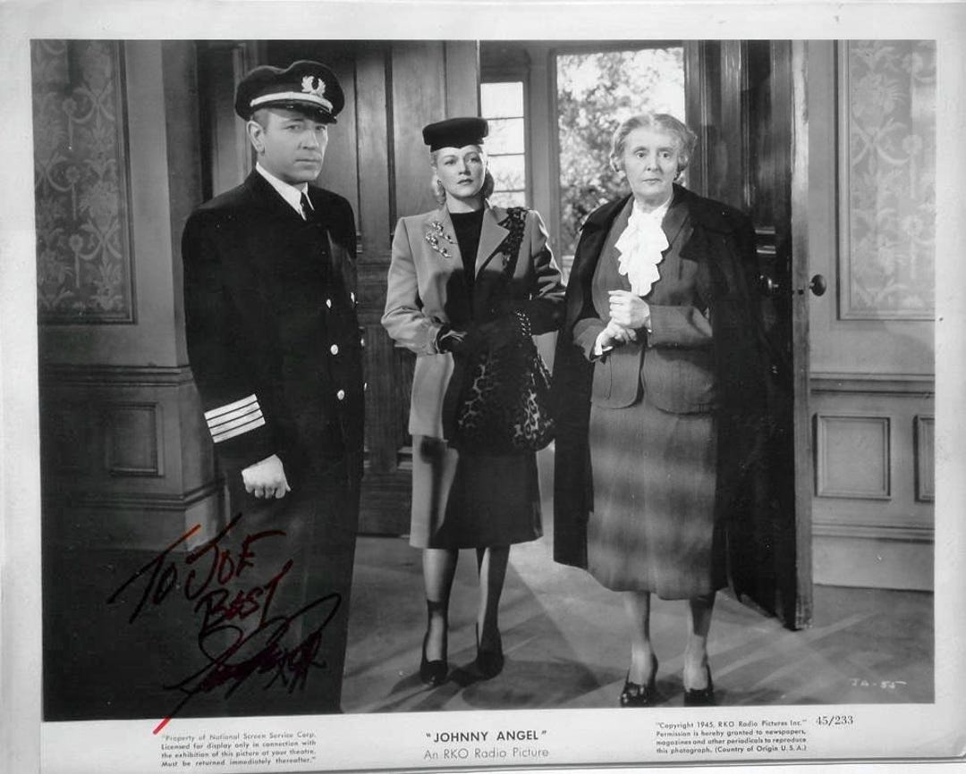 George Raft Signed Photo – Johnny Angel - Bolero - Some Like It Hot ...
