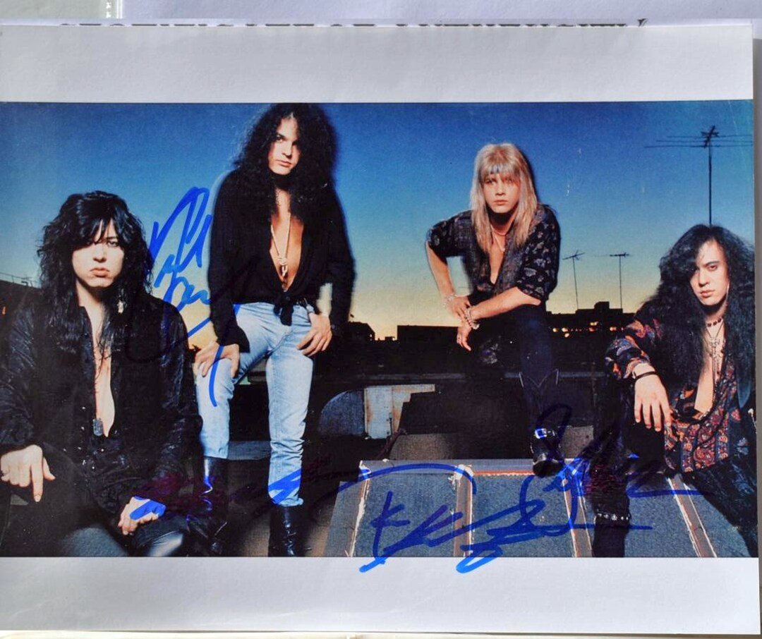 Cinderella Signed Photo X4 – Tom Keifer, Eric Brittingham + W/COA - Etsy
