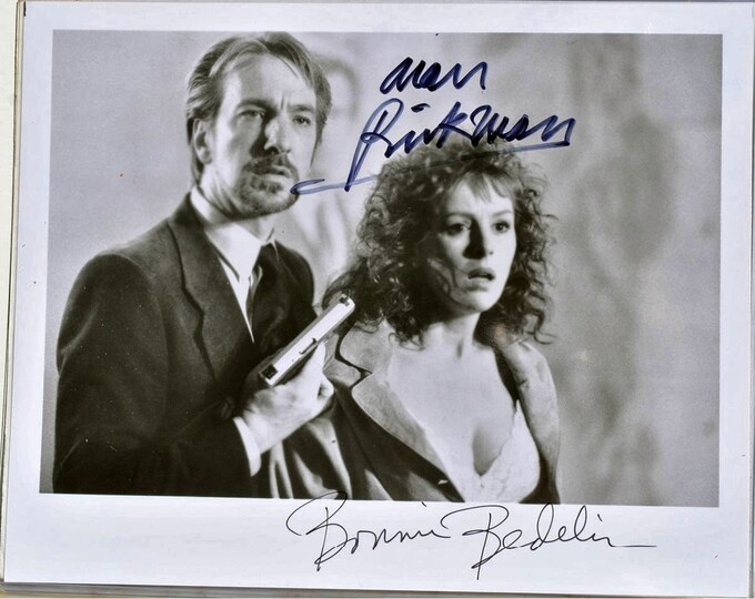 Alan Rickman & Bonnie Bedelia Signed Photo - Die Hard W/COA - Etsy