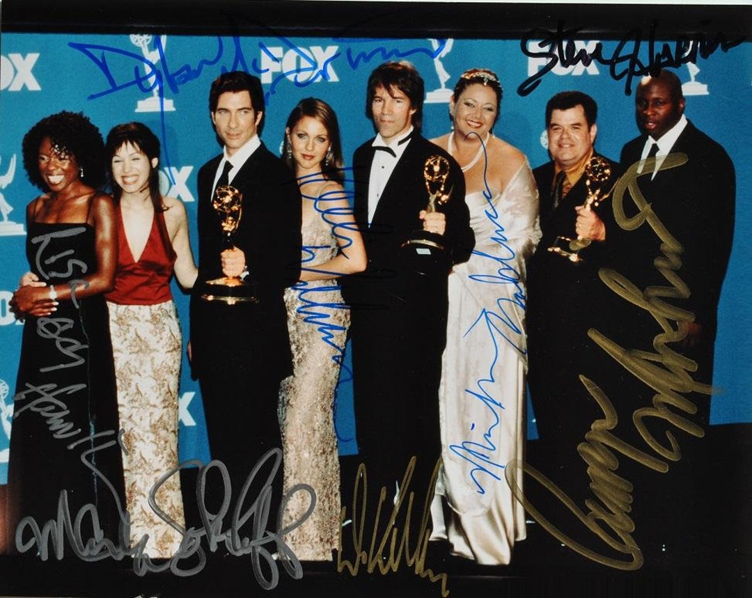 The Practice Cast Signed Photo X8 - Dylan Mcdermott, Kelli Williams ...
