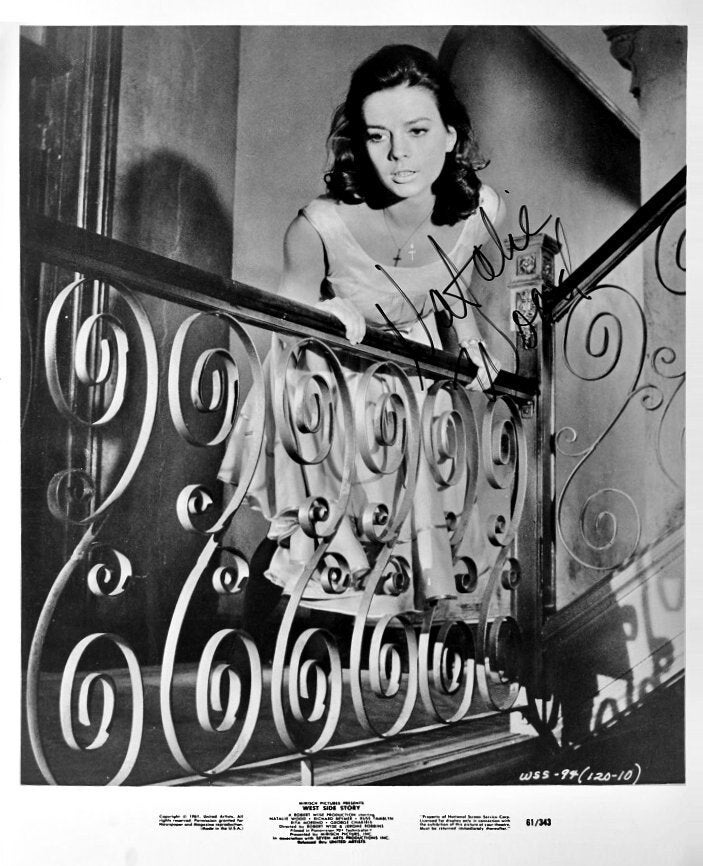 Natalie Wood Signed Photo - West Side Story W/COA - Etsy