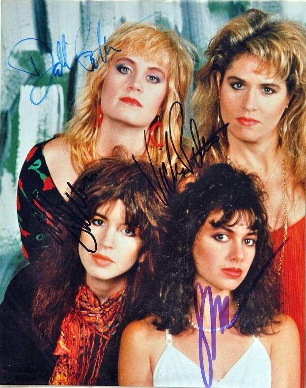 The Bangles Signed Photo X4 - Susanna Hoffs, Debbie Peterson, Vicki ...