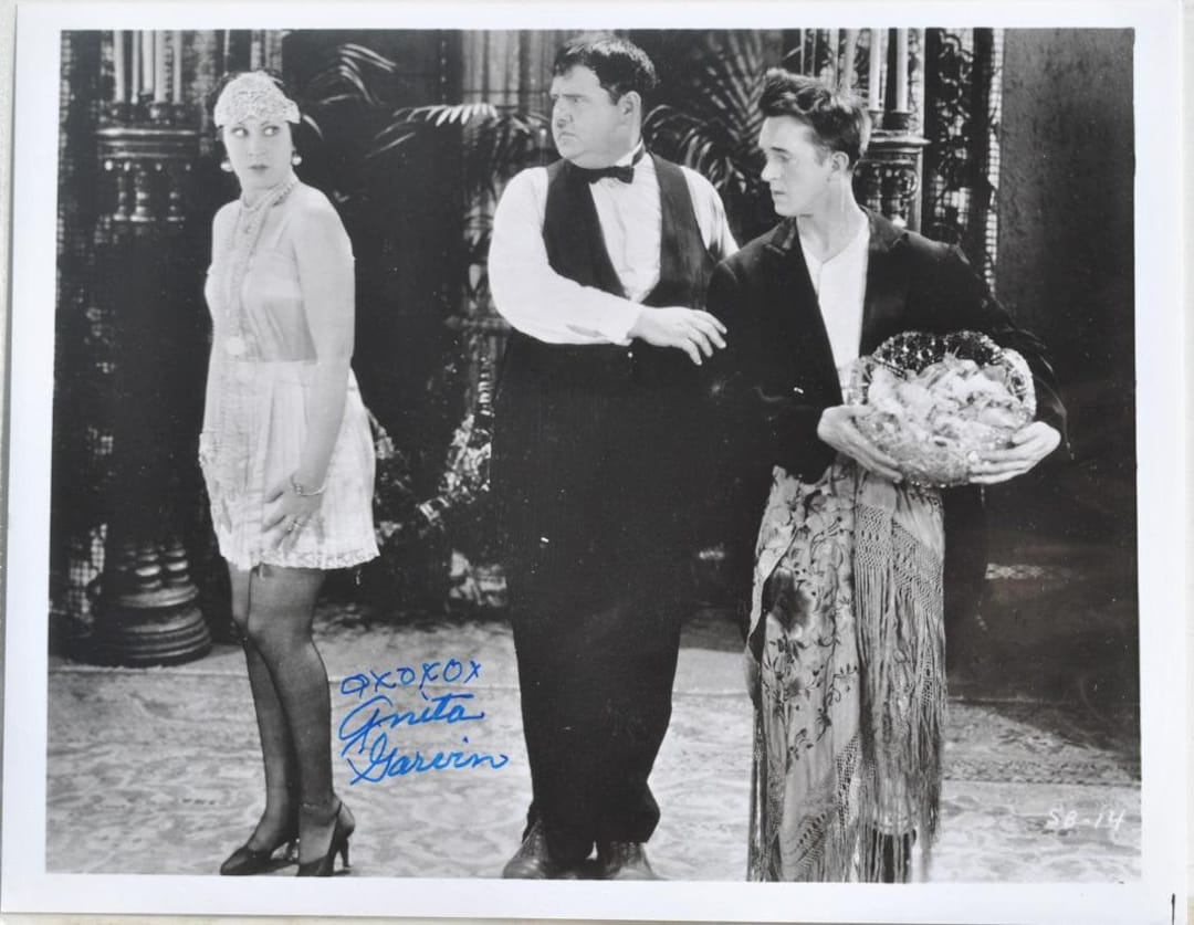Anita Garvin Signed Photo - Laurel & Hardy - W/COA - Etsy