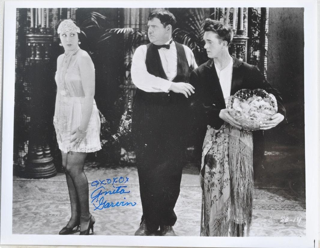 Anita Garvin Signed Photo Laurel & Hardy W/COA - Etsy