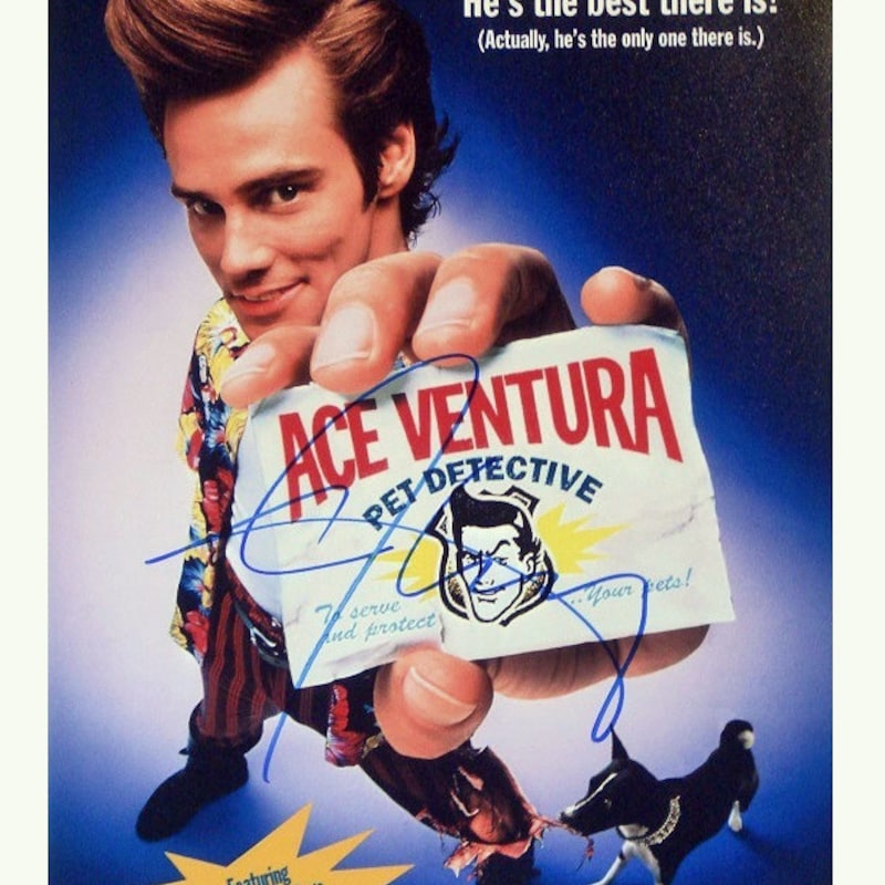 Jim Carrey Signed Autograph - Etsy