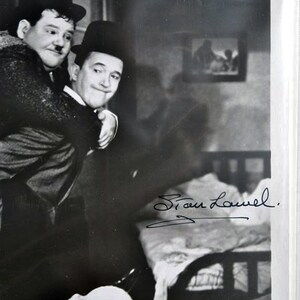 Stan Laurel Signed Photo Laurel and Hardy Hal Roach W/COA - Etsy