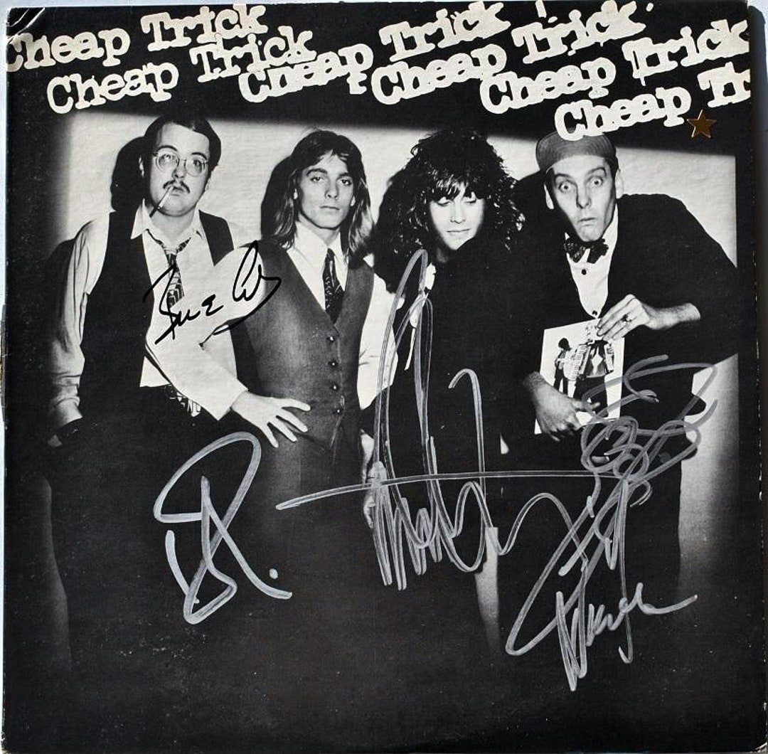 Cheap Trick Signed Album X4 - Robin Zander, Rick Nielsen, Tom Petersson, Bun E. Carlos W/COA - Etsy