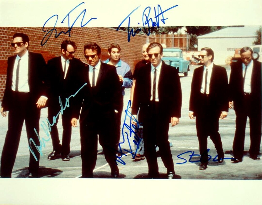 Reservoir Dogs Cast Signed 11"x 14" Photo X5 - Harvey Keitel, Quentin ...