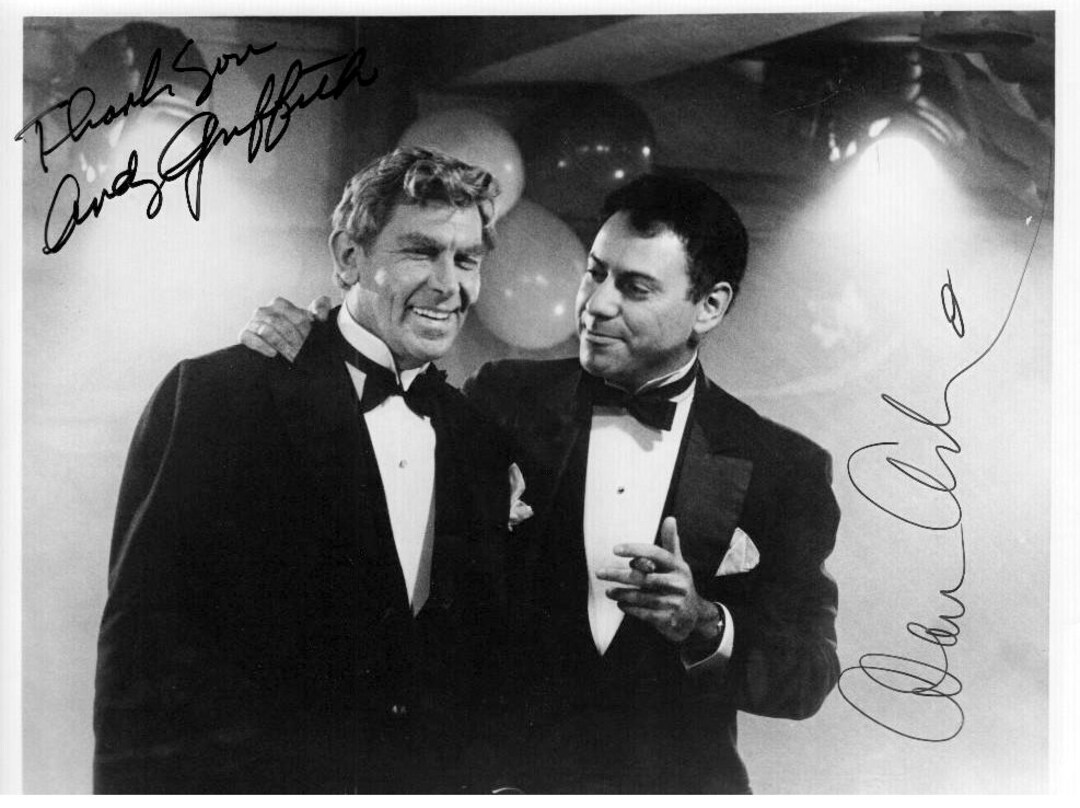 Andy Griffith & Alan Arkin Signed 8”X 10” Photo - Hearts of the West ...
