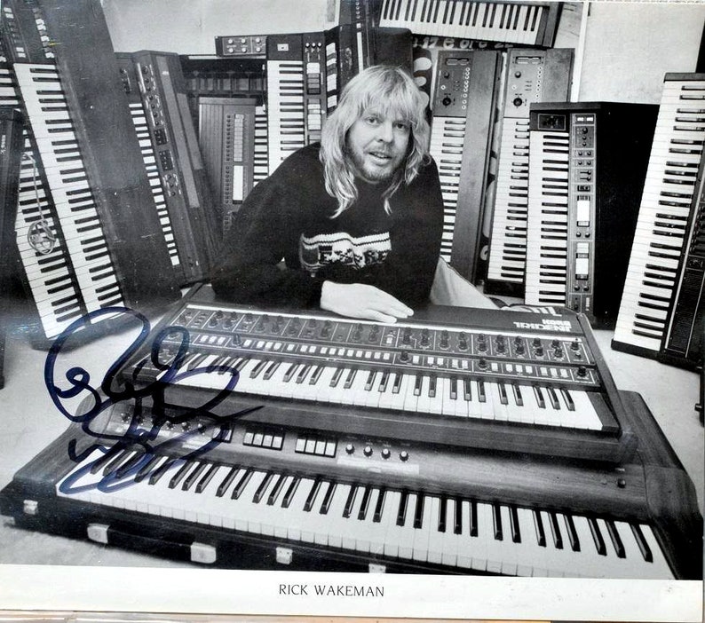 Rick Wakeman Signed Photo - Yes - W/COA - Etsy