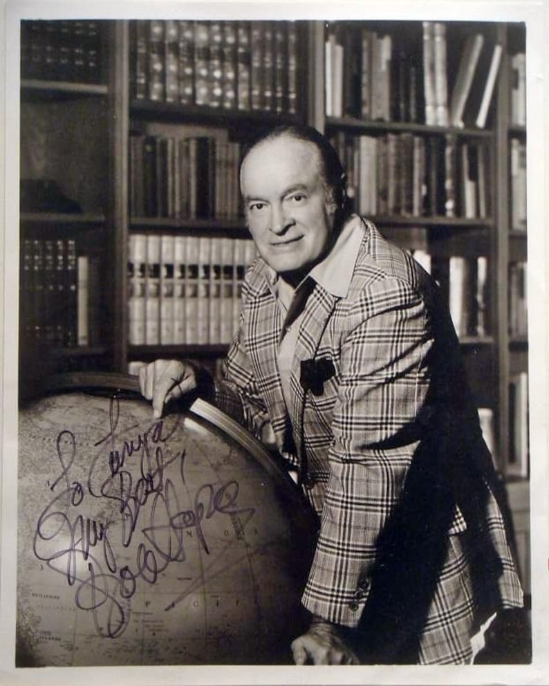 Bob Hope Signed Photo – Road to Hong Kong, Bali, Singapore, Zanzibar ...