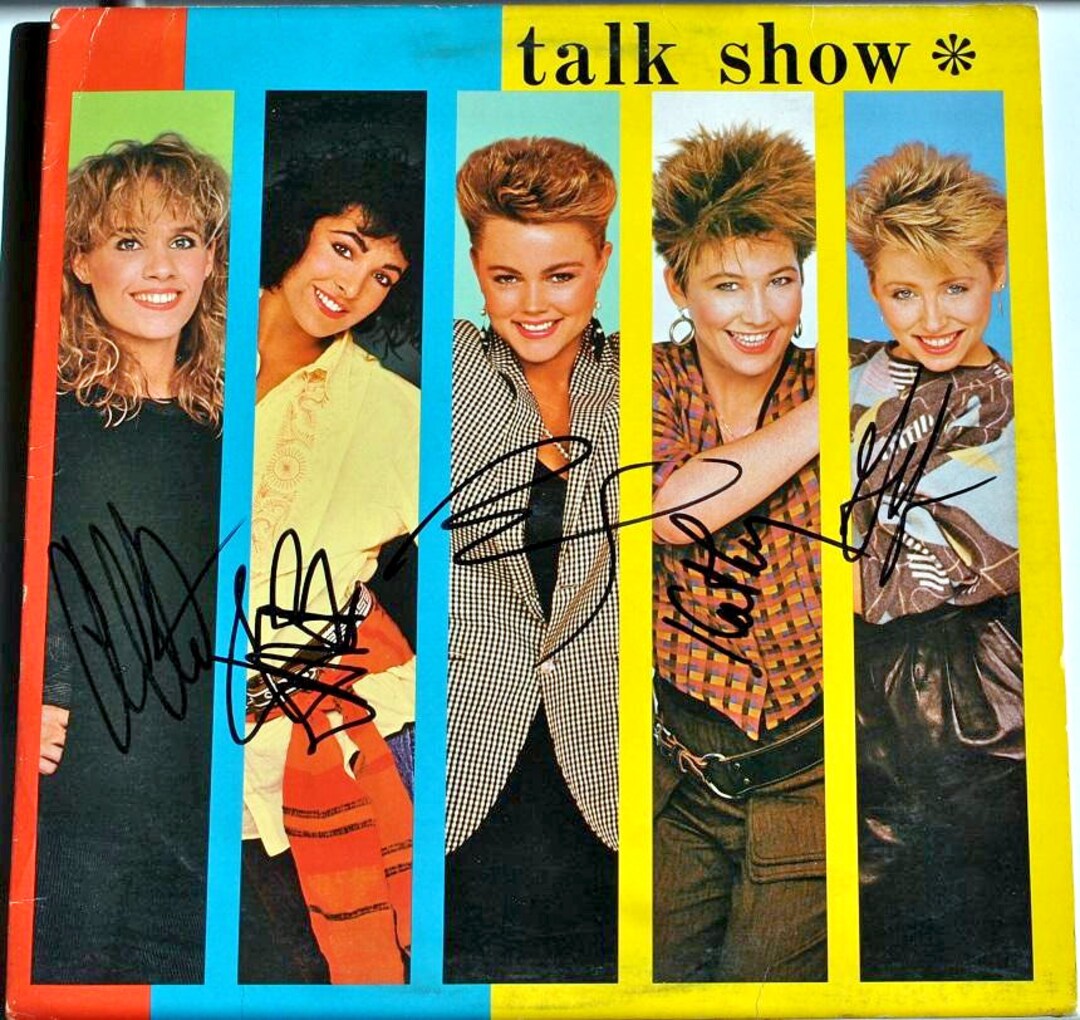 The Go-go's - Talk Show Signed Album X5 - Belinda Carlisle, Jane ...
