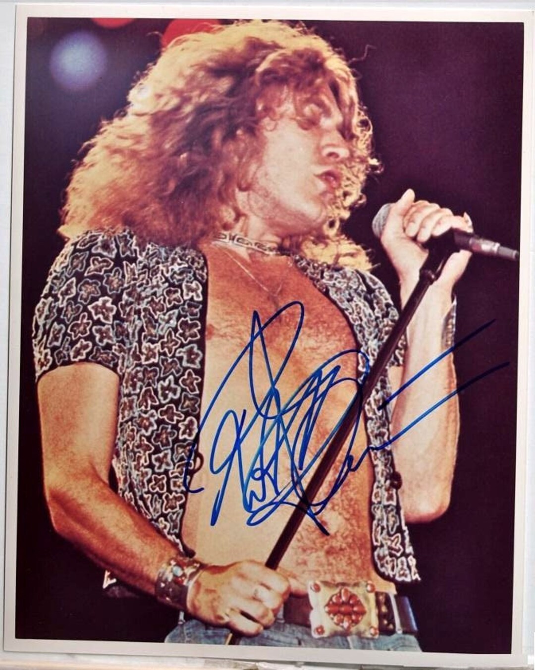 Robert Plant Signed Photo - Led Zeppelin - W/COA - Etsy