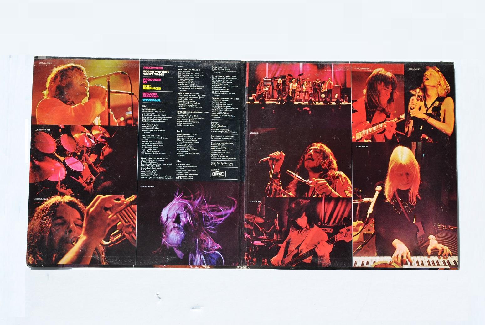 Rick Derringer, Johnny and Edgar Winter Signed Album Cover X3 ...
