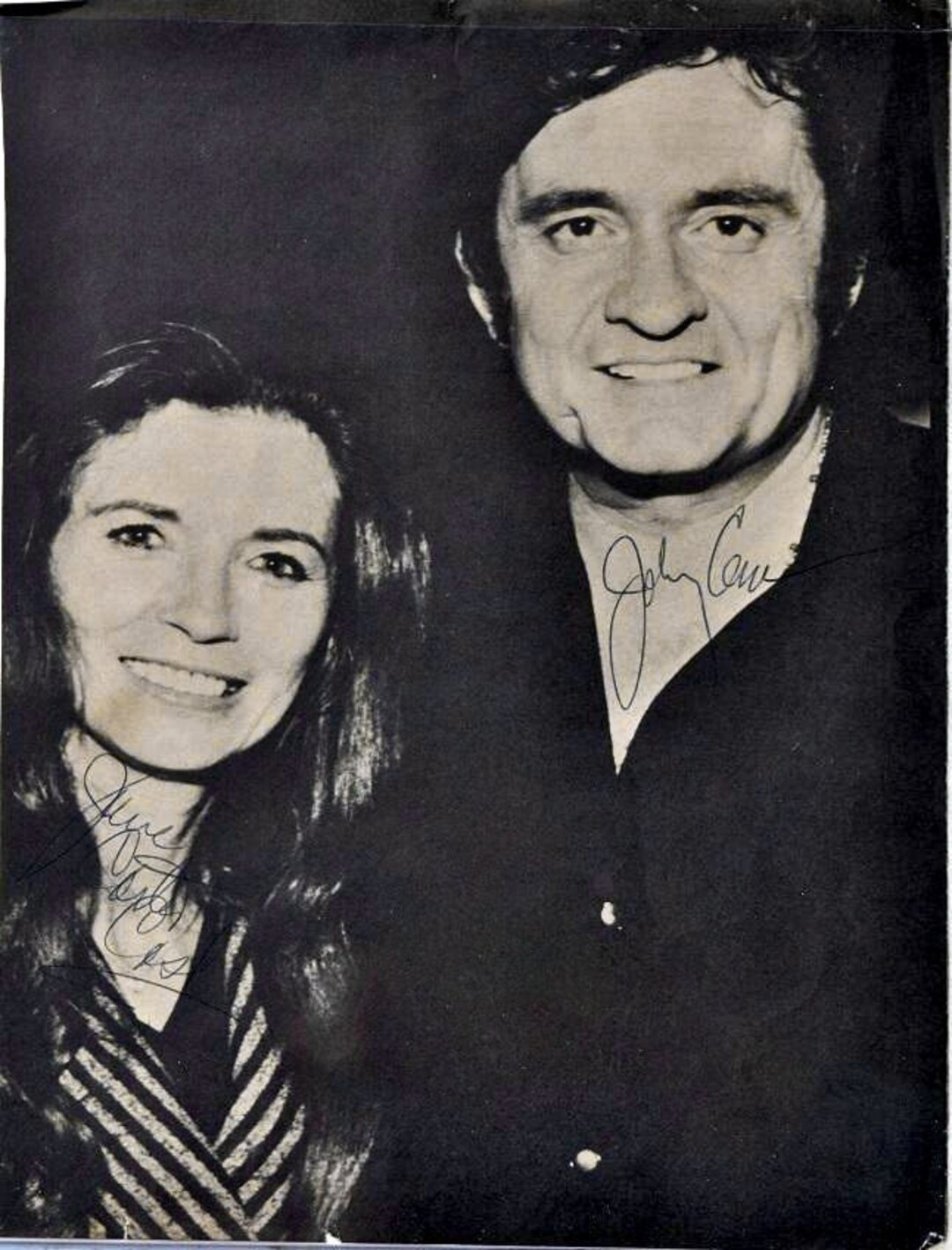Johnny Cash & June Carter Signed Photo - W/COA - Etsy