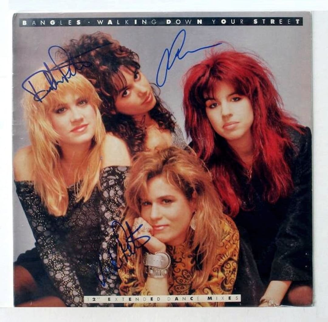 The Bangles – Walking Down Our Street Signed Album X3 - Susanna Hoffs ...