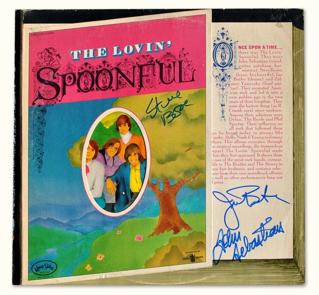 The Loving Spoonful – Once Upon A Time Signed Album X3 – Joe Butler ...