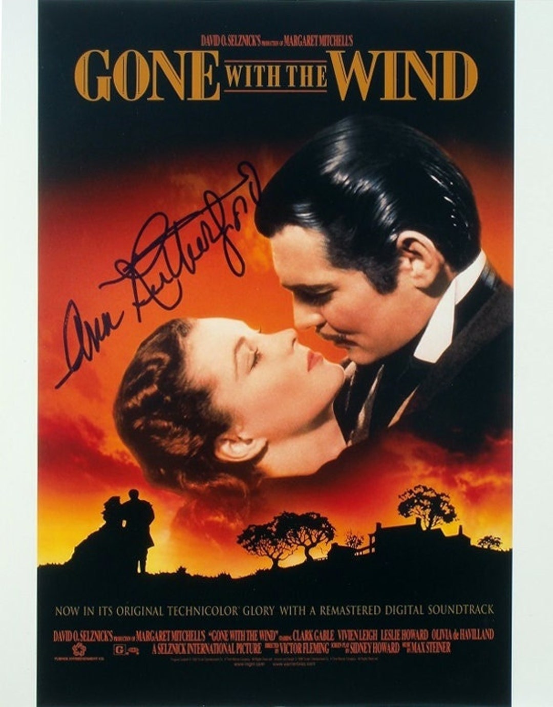 Ann Rutherford Signed Photo - Gone With the Wind W/COA - Etsy