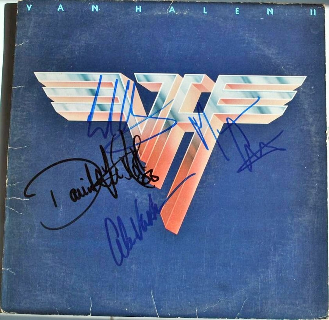 Van Halen Signed Album X4 - Eddie Van Halen, Alex Van Halen, David Lee ...