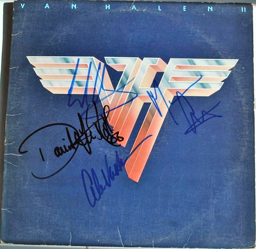 Van Halen Signed Album X4 - Eddie Van Halen, Alex Van Halen, David Lee ...