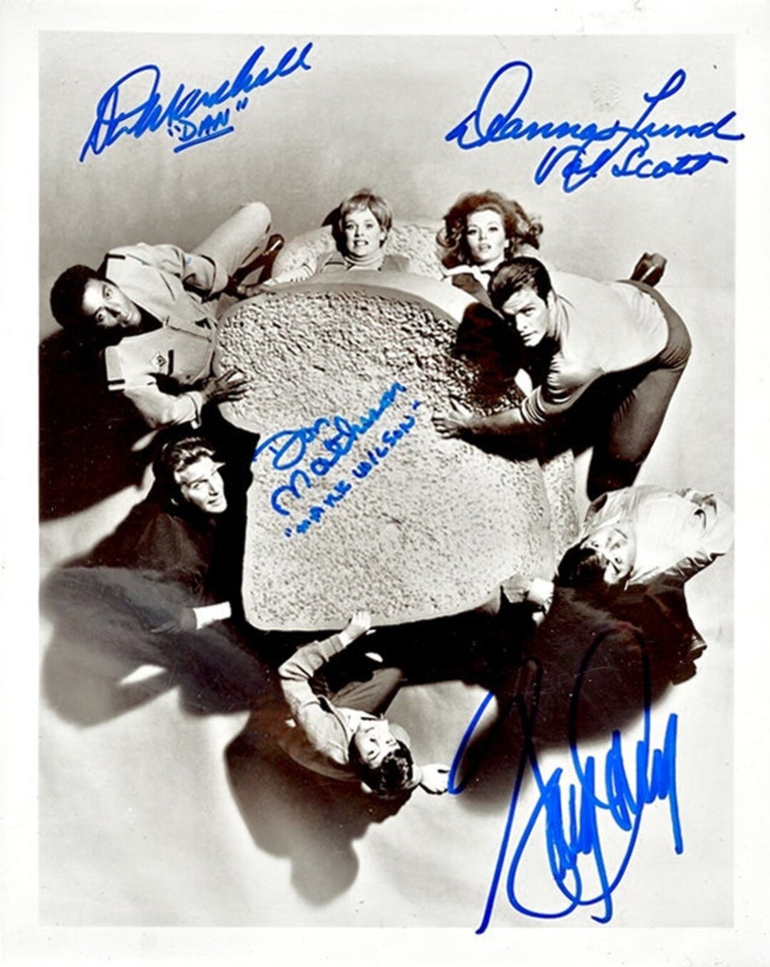 Land of the Giants Cast Signed Photo X4 - Gary Conway, Don Matheson ...