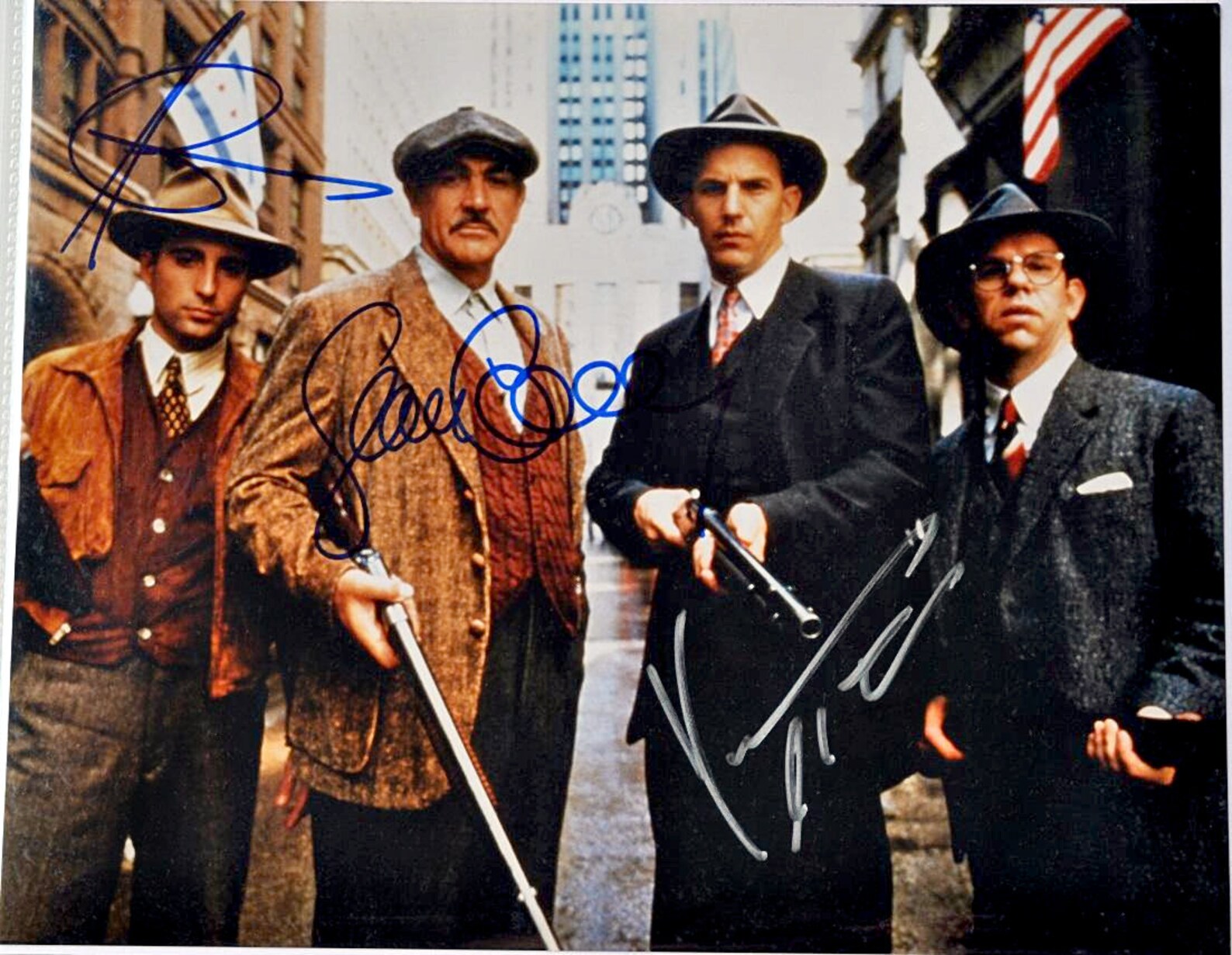 The Untouchables Cast Signed Photo - Kevin Costner, Sean Connery, Andy ...