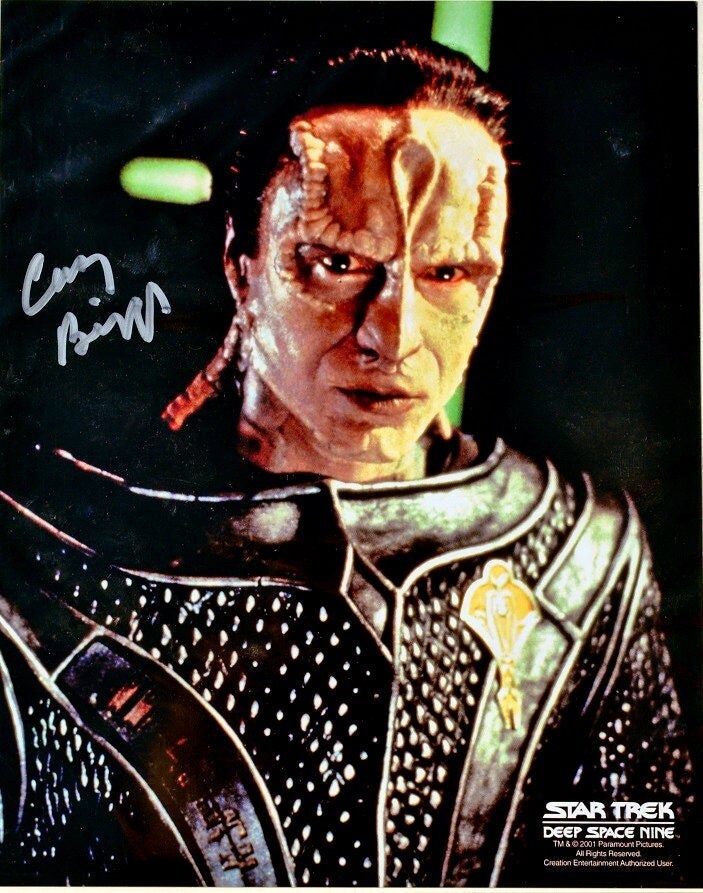 Casey Biggs - Star Trek DS9 Signed Photo - W/COA - Etsy