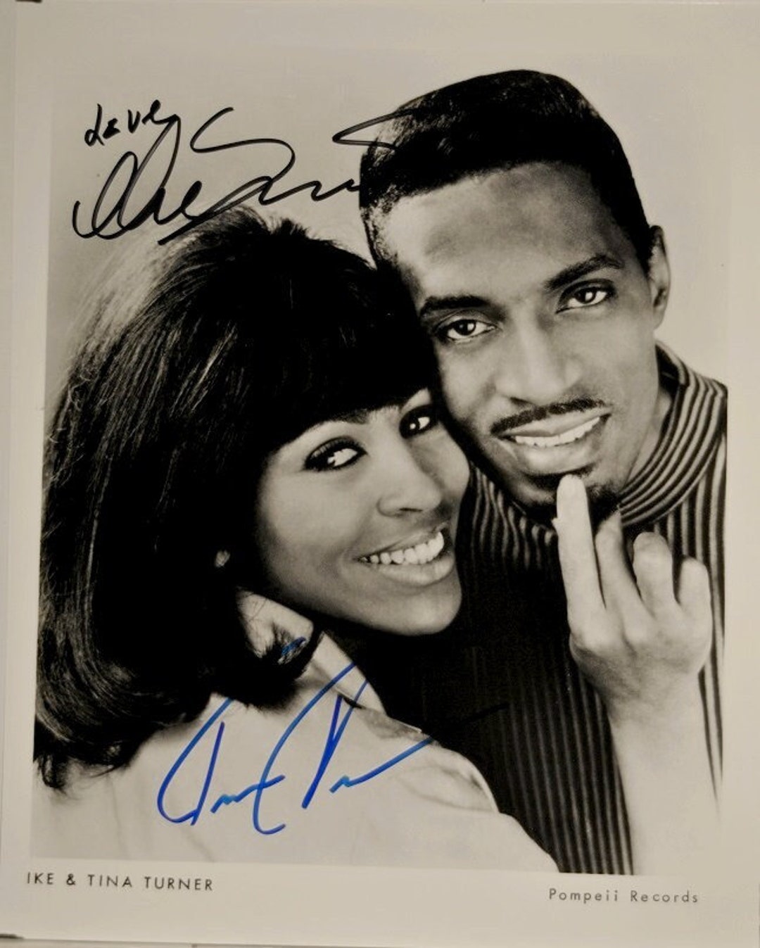 Ike & Tina Turner Signed Photo - W/COA - Etsy