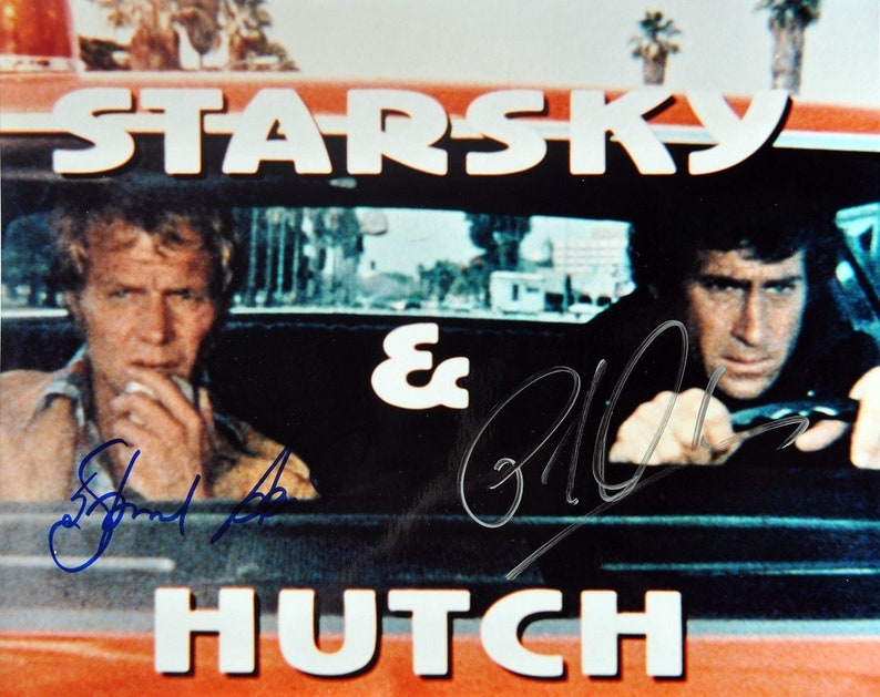 Starsky and Hutch Cast Signed Photo X2 - David Soul, Paul Michael ...