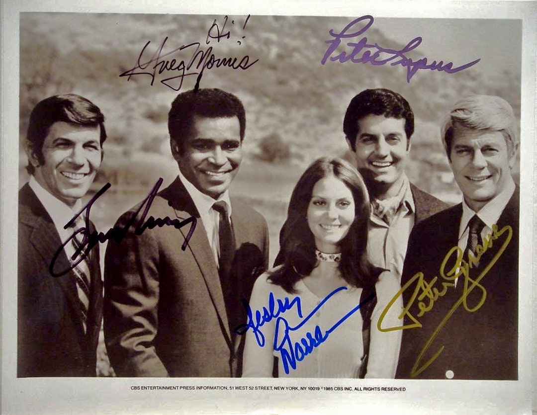 Mission Impossible Cast Signed Photo X5 - Peter Graves Peter Lopez ...