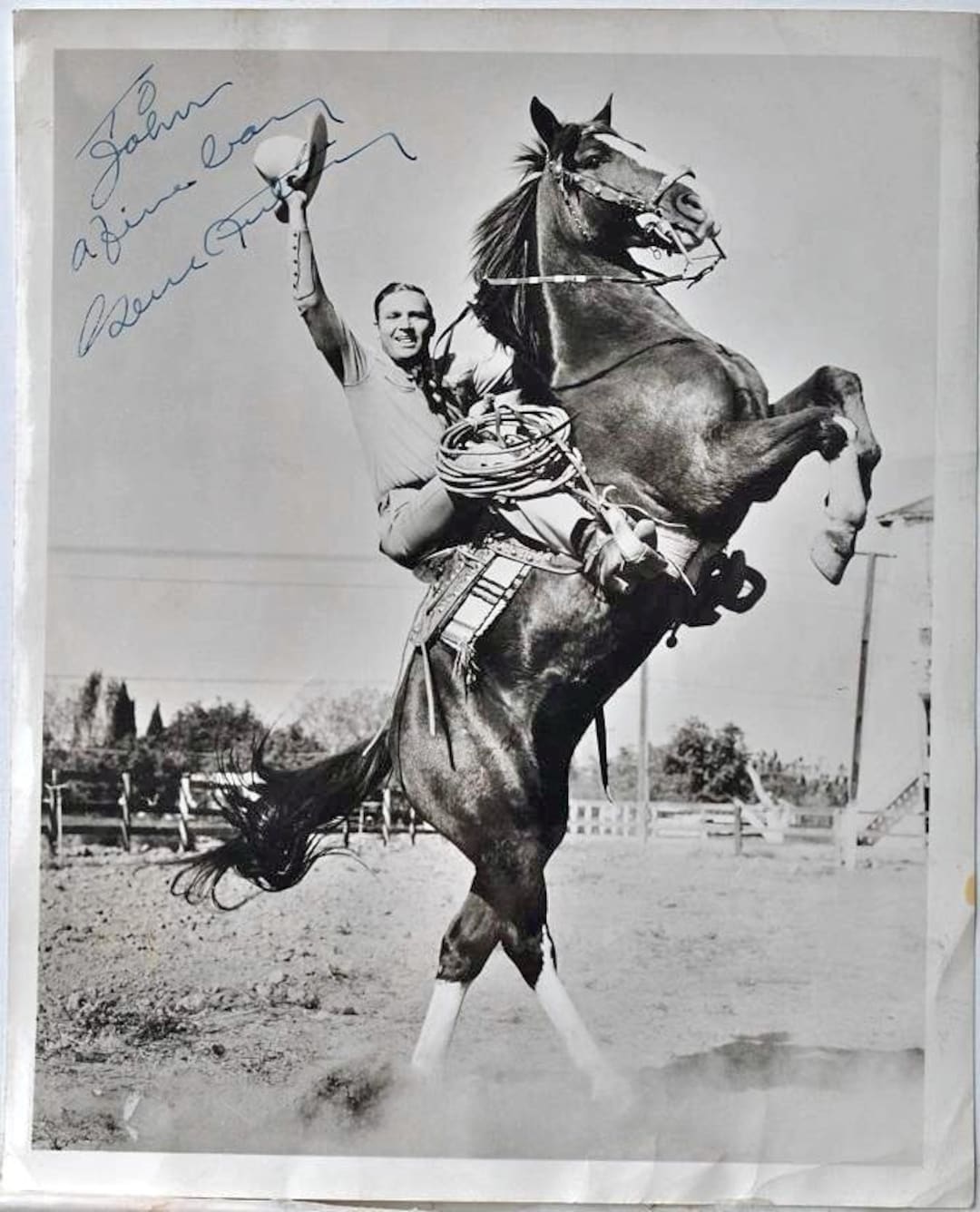Gene Autry Signed Photo - the Singing Cowboy - W/COA - Etsy