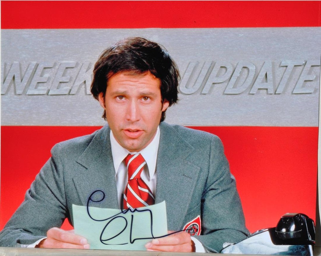 Chevy Chase Signed Photo - Saturday Night Live W/COA - Etsy